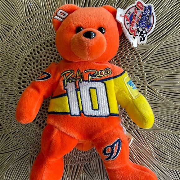 Toys | 1997 Nascar Ricky Rudd Team Speed Bears Authentic Beanie Bear ...